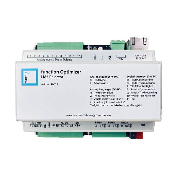 KNX Optimizer, LM5 Re:actor | function Products AB