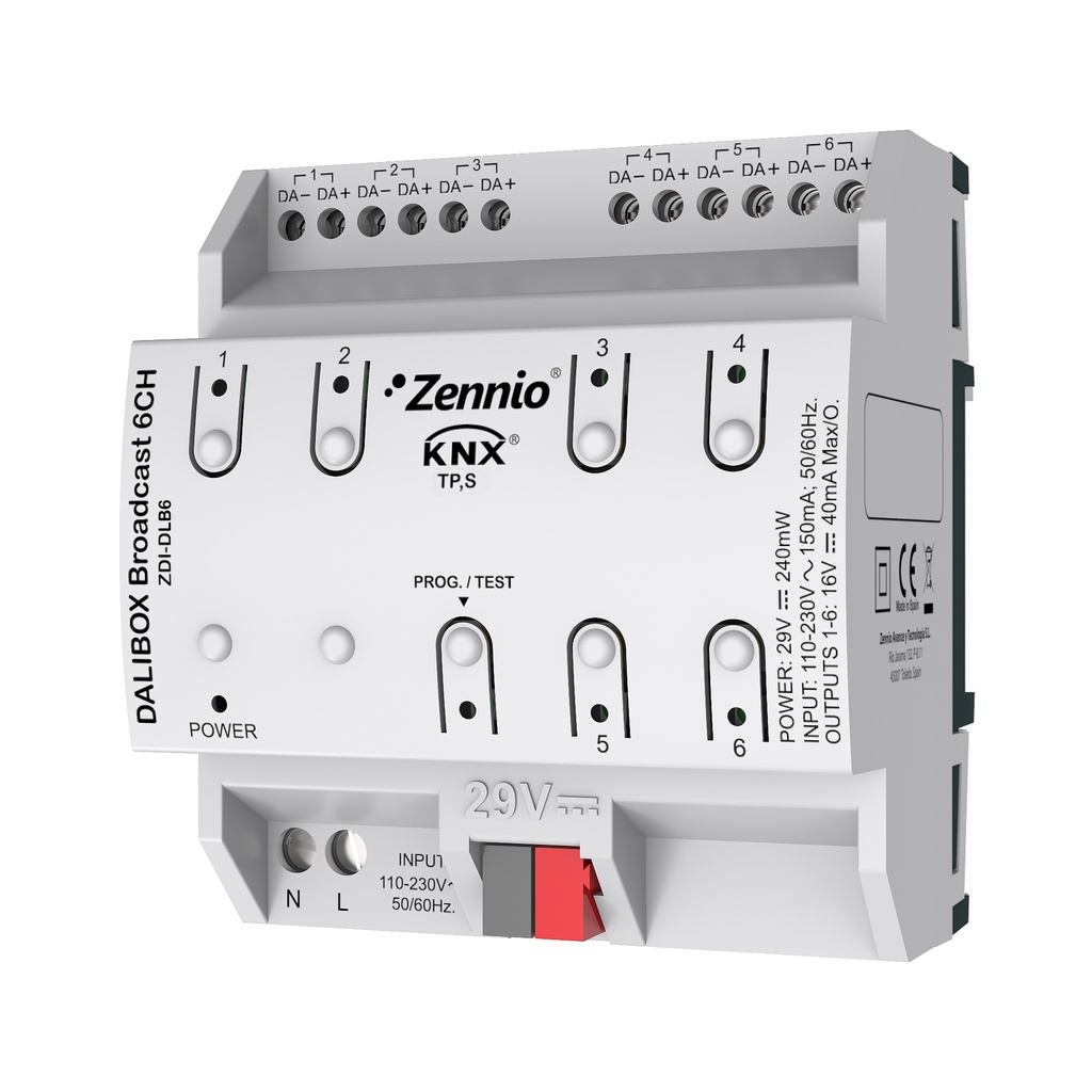 DALI Gränssnitt Broadcast 6CH | function Products AB